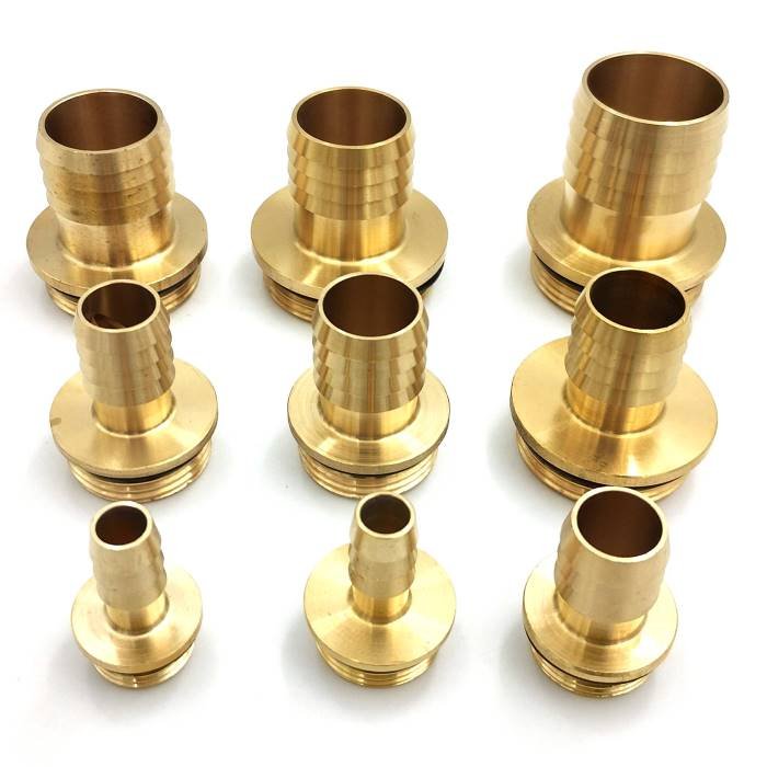 Slangestuds med O-ring | Messing kobling i flere størrelser